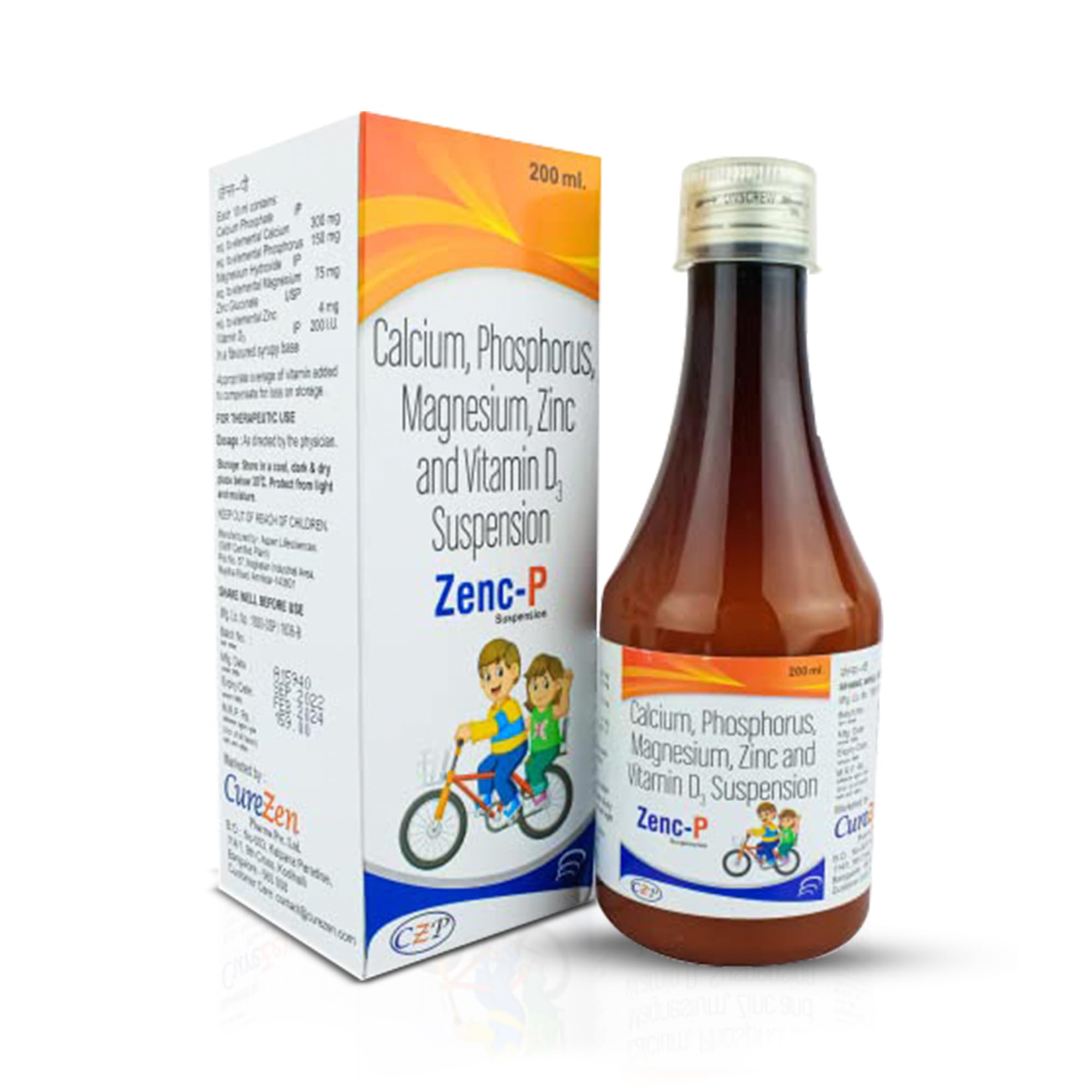 CureZen Pharma Prokalk Syrup|Calcium,Phosphorus,Magnesium,Zinc and ...