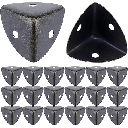 Amazon.com: Antrader Metal Box Corner Protector Decorative Edge Cover ...