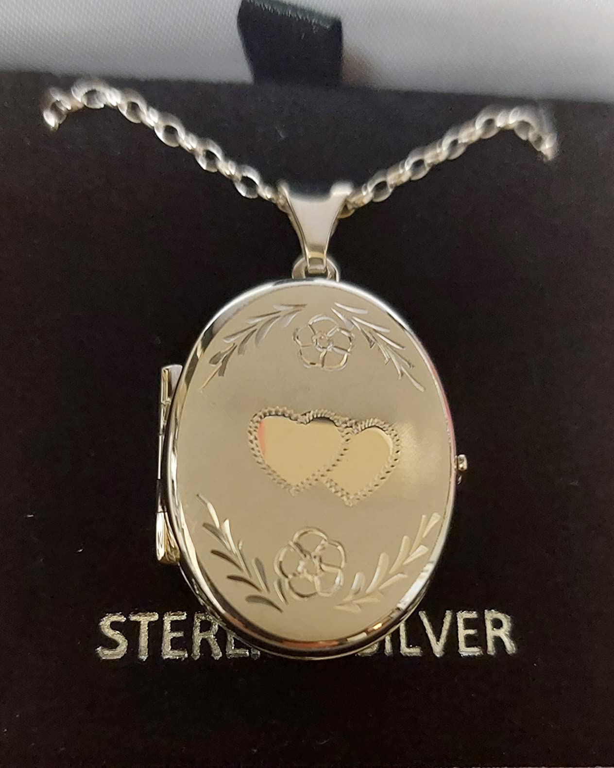 Alexander Castle 925 Sterling Silver Locket Necklace for Women Girls ...