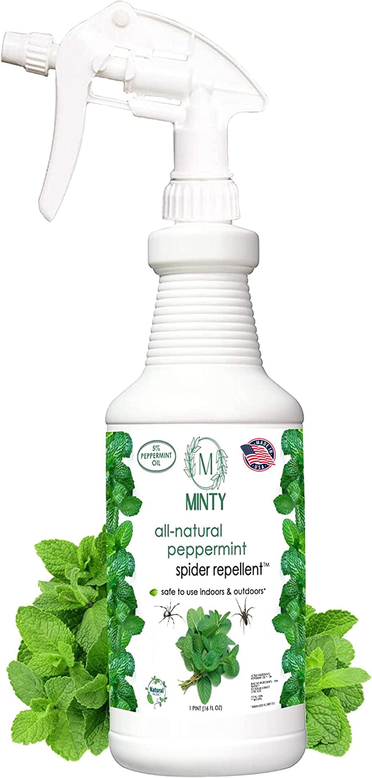 Amazon.com: Mighty Mint 16 oz Peppermint Oil Insect & Pest Spray - for ...