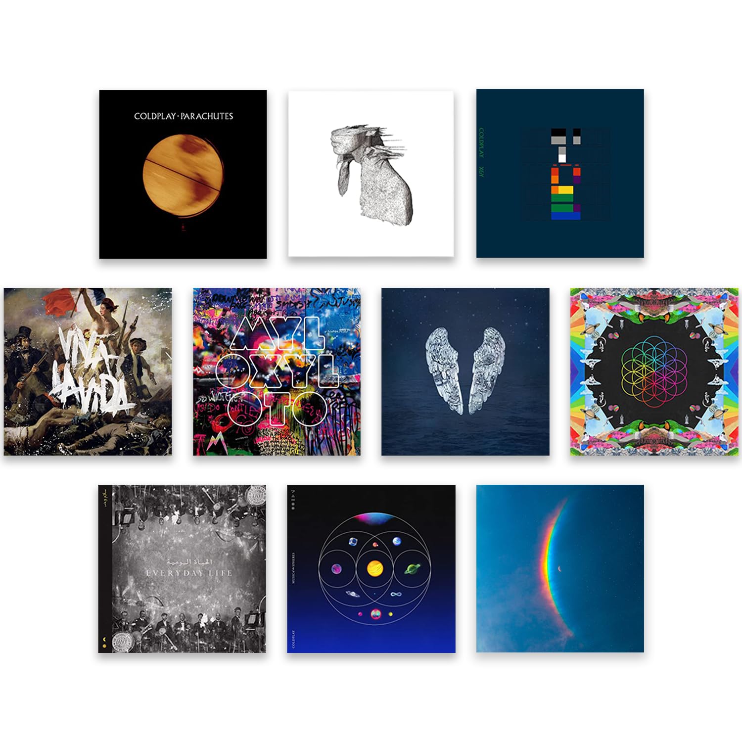 Coldplay, Chris Martin, Chris Martin - Coldplay Complete CD Discography ...