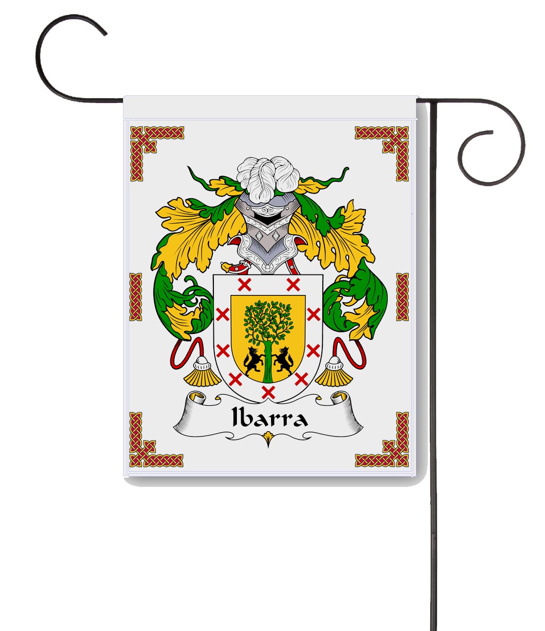 Amazon.com : Ibarra Coat of Arms/Ibarra Family Crest 11 X 15 Garden ...