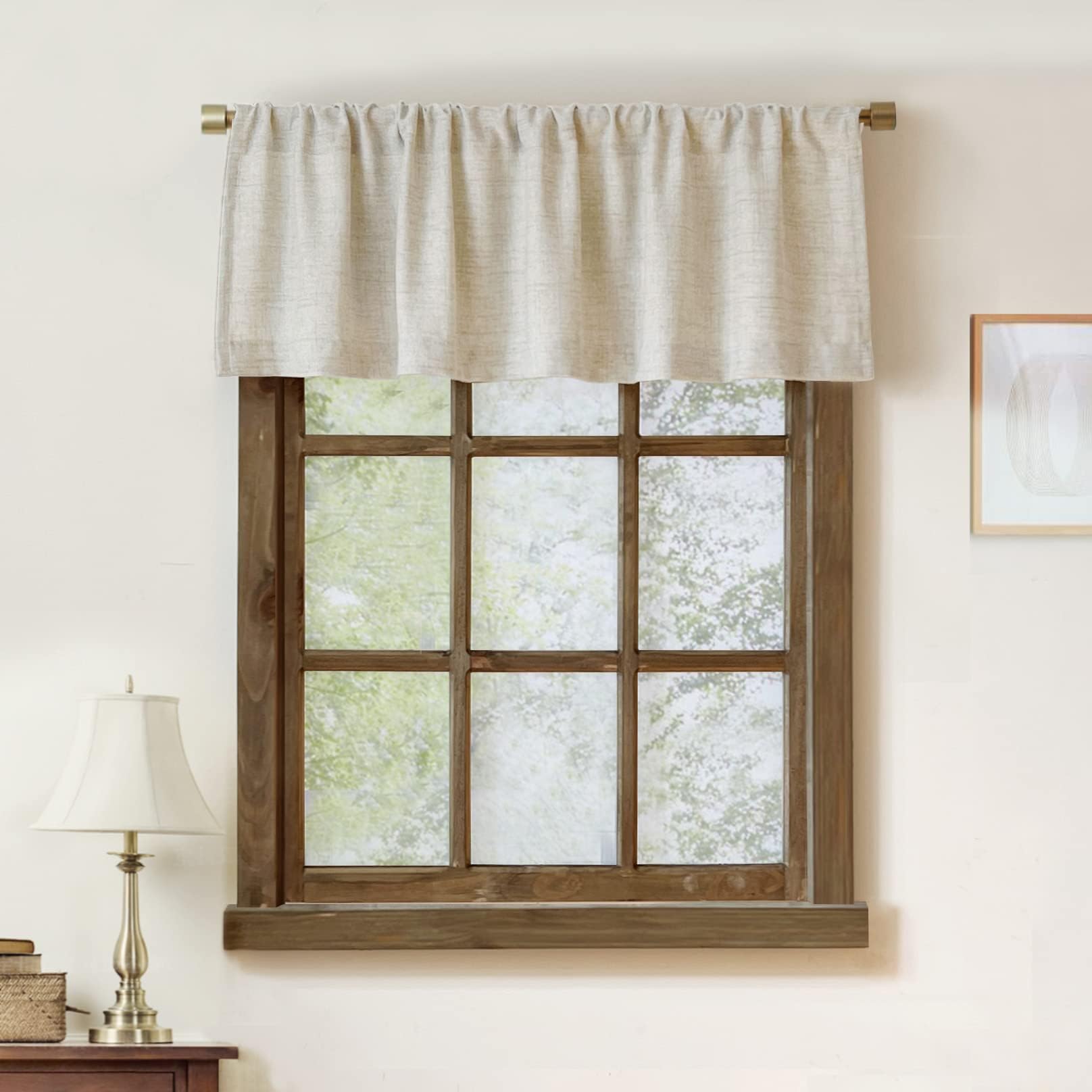 Amazon.com: Vue Kingsbury Short Valance Small Window Curtains Bathroom ...