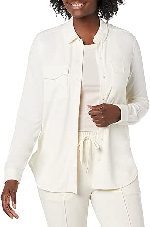 Amazon.com: Amazon Essentials Camisa de utilidad para mujer (disponible ...