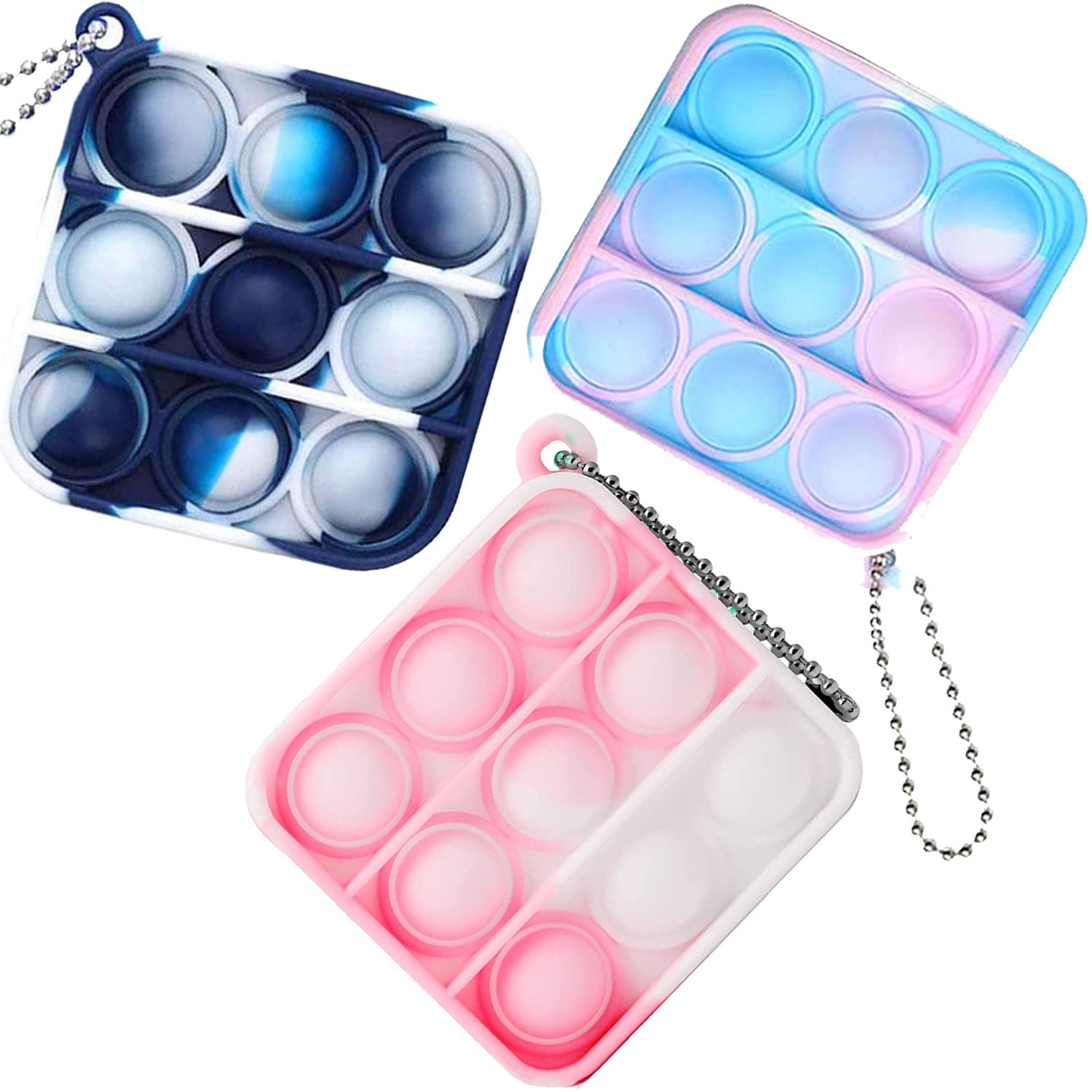 James Mini Pop It Fidget Toy Keychain Mini Push Pop | Desertcart INDIA