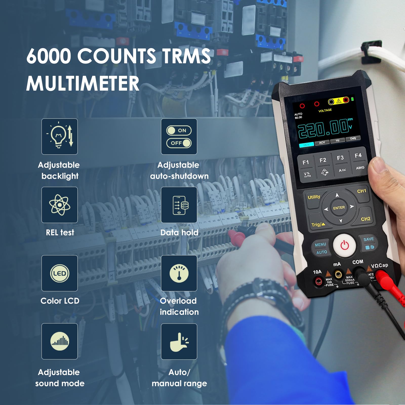 Snapklik.com : 3 In 1 Oscilloscope Multimeter Signal Generator, Dual ...
