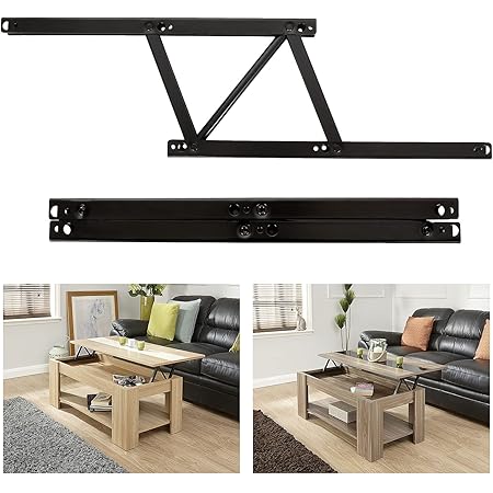 2pcs Folding Lift up Top Coffee Table Lifting Frame Desk Mechanism ...