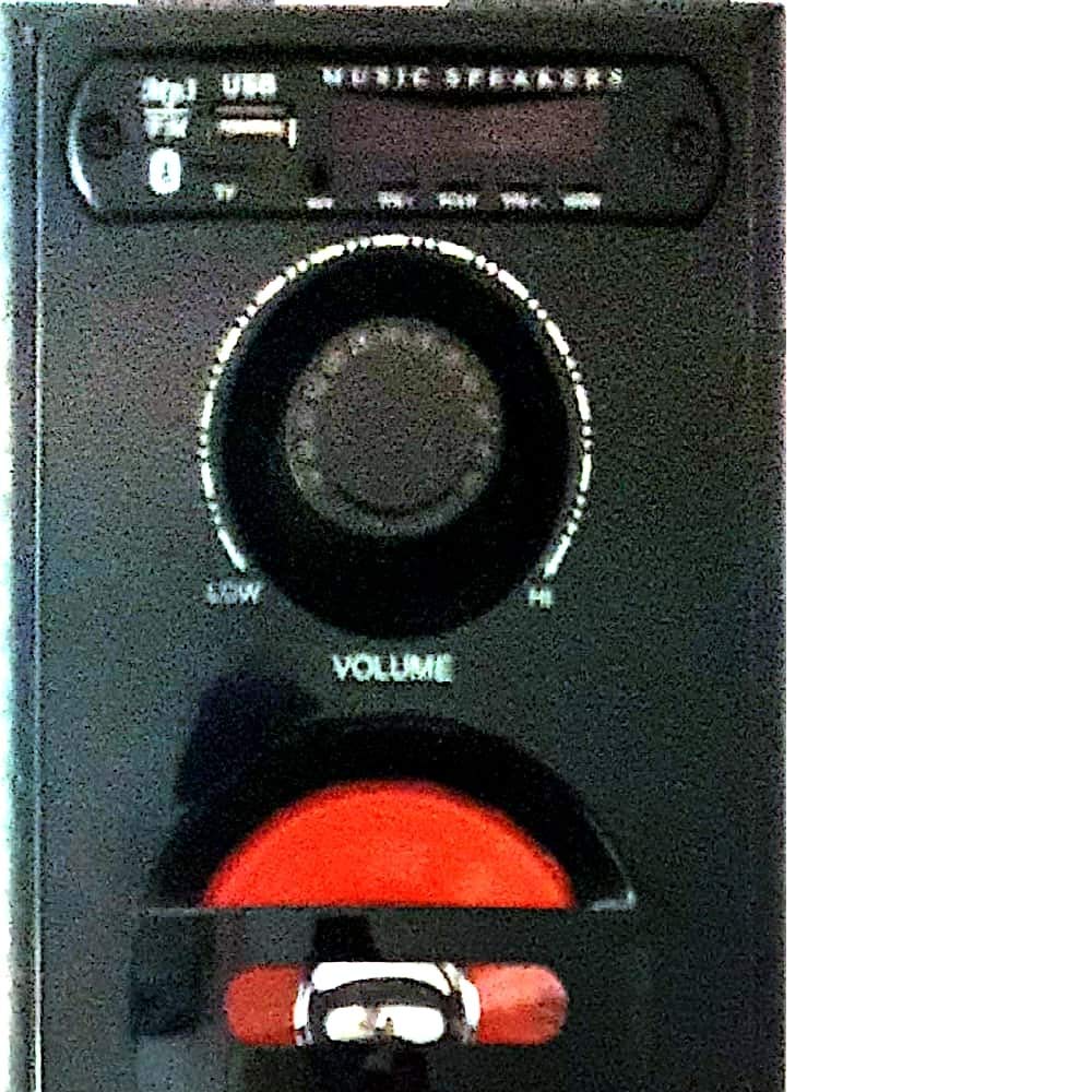 HI-FI Tower Multimedia Speaker System with inbuilt woofer, DJ Light ...