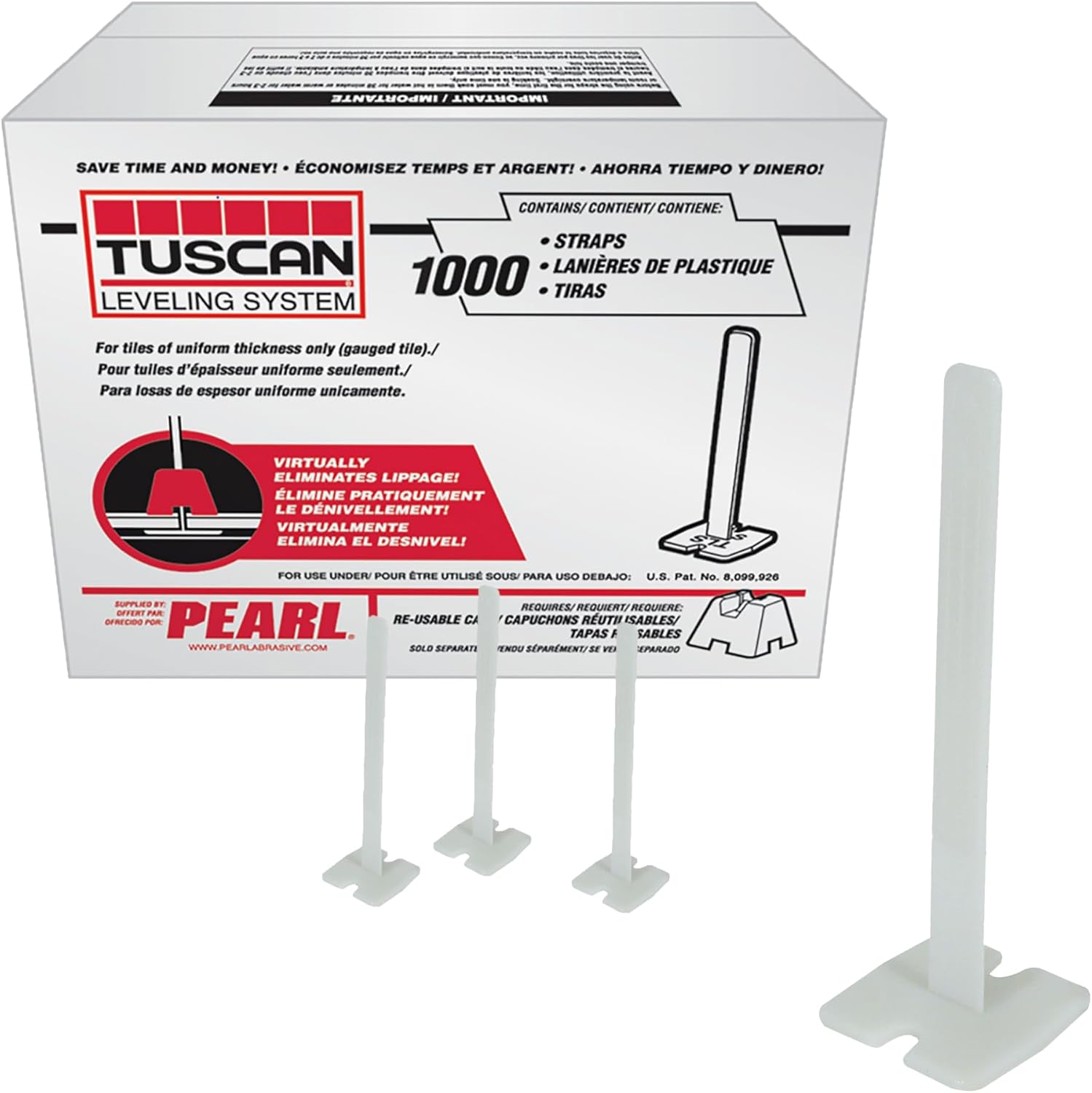 PEARL ABRASIVE CO. Tuscan Leveling System Box of 1000 Straps - Amazon.com