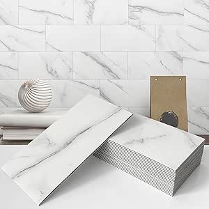 VAOVI Tile Stickers Kitchen Self Adhesive Wall Tiles,Large Stick on ...