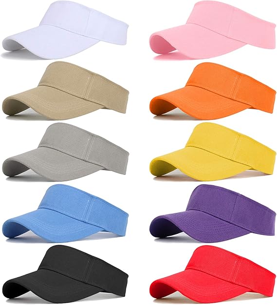 Sports Sun Visor Adjustable Outdoor Beach Running UV Protection Visor ...