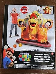 Amazon.com: THE SUPER MARIO BROS. MOVIE Bowser Inflatable Sports Game ...