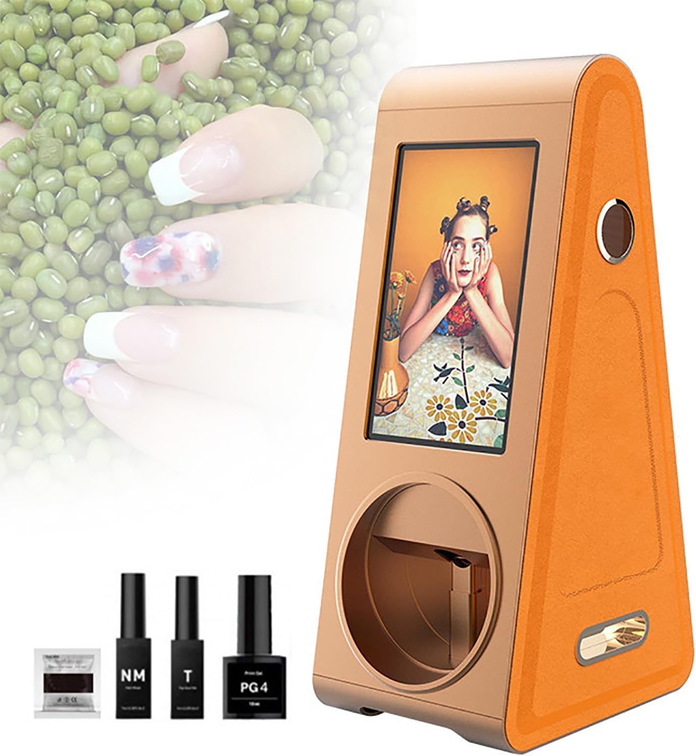 Amazon.com: HZFAIGLL 3D Digital Nail Printer Machine, Portable Smart ...