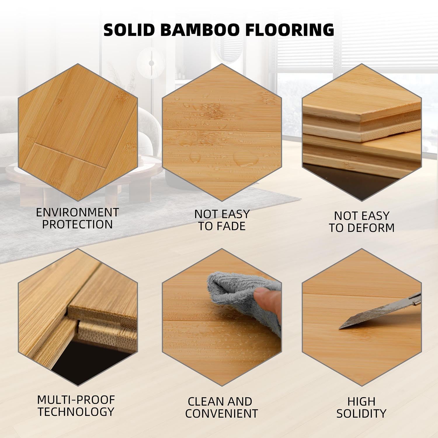 Bamboo Flooring Patterns Natural Uniclic Bamboo Flooring 1850mm
