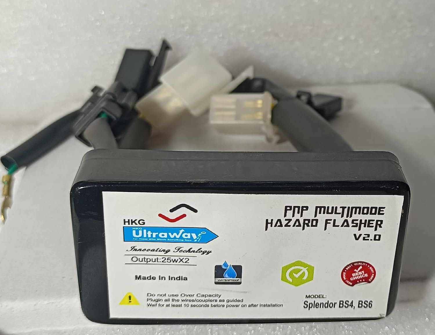 ULTRAWAY Hazard Flasher Module Light Indicator For Hero Splendor Plus ...