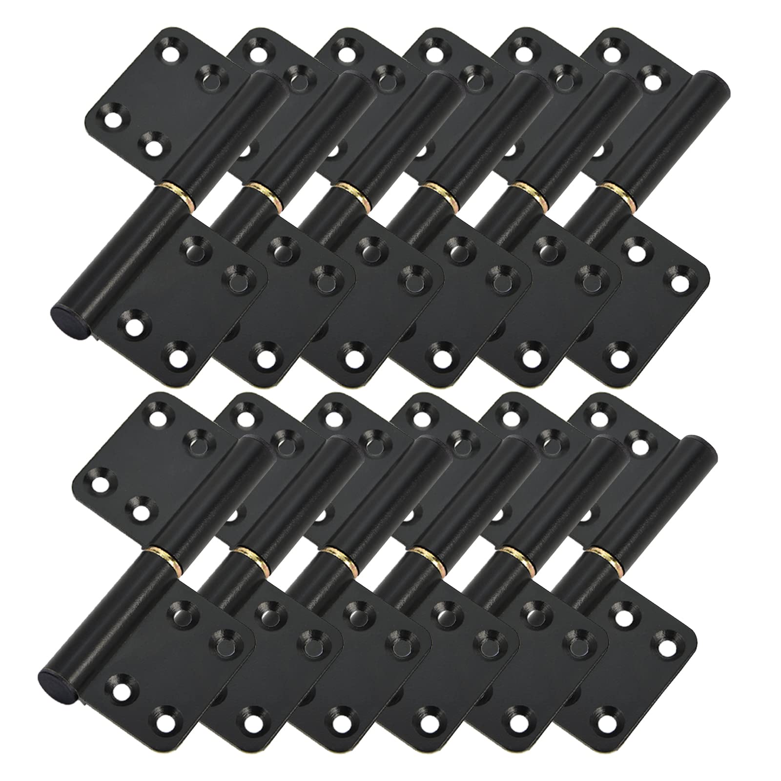 12 Pcs 4 Inch Lift Off Hinges Flag Hinges Black Door Hinge Lift-Off ...