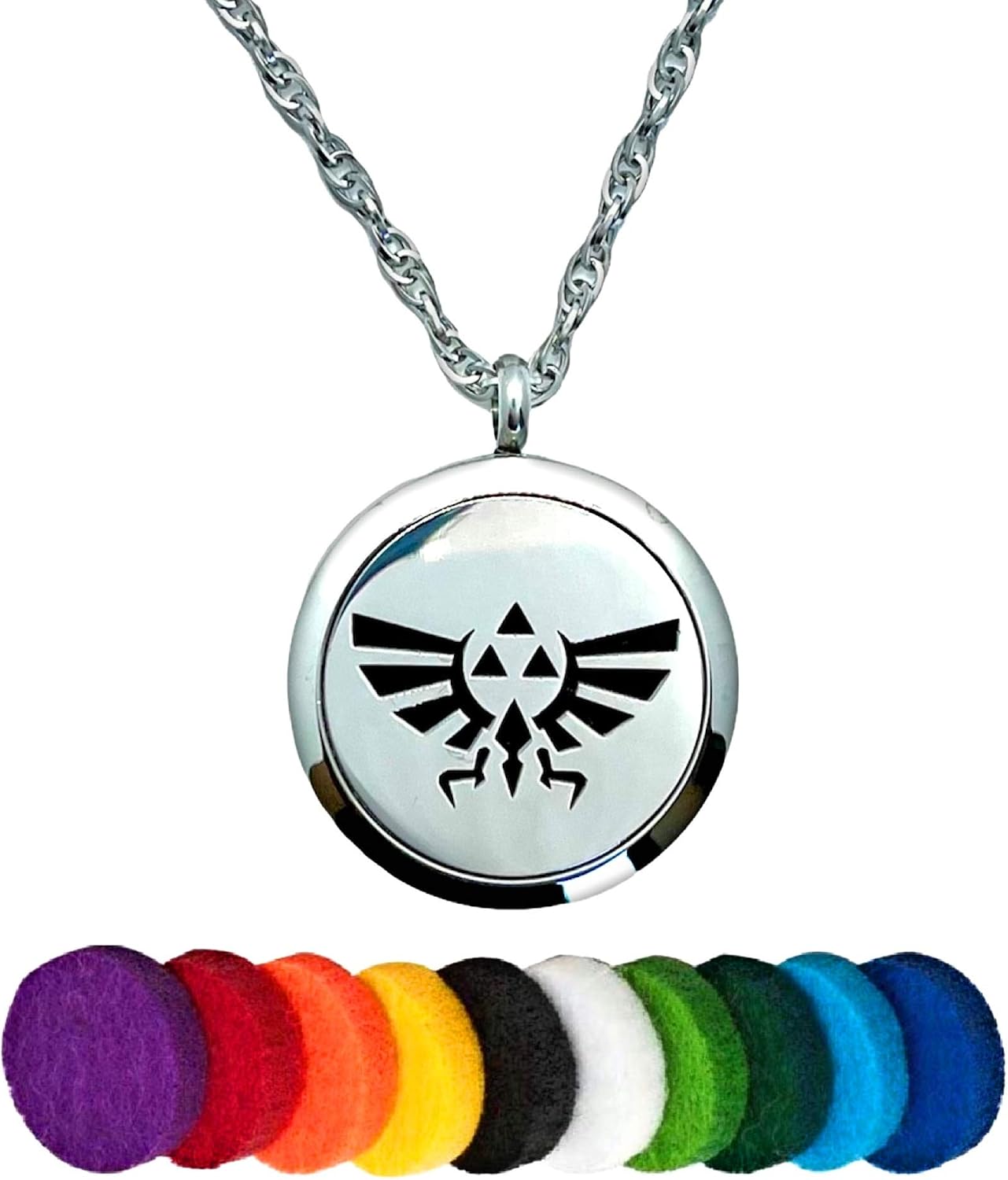 Amazon.com: Triforce The Legend of Zelda Necklace Pendant Air Freshener ...