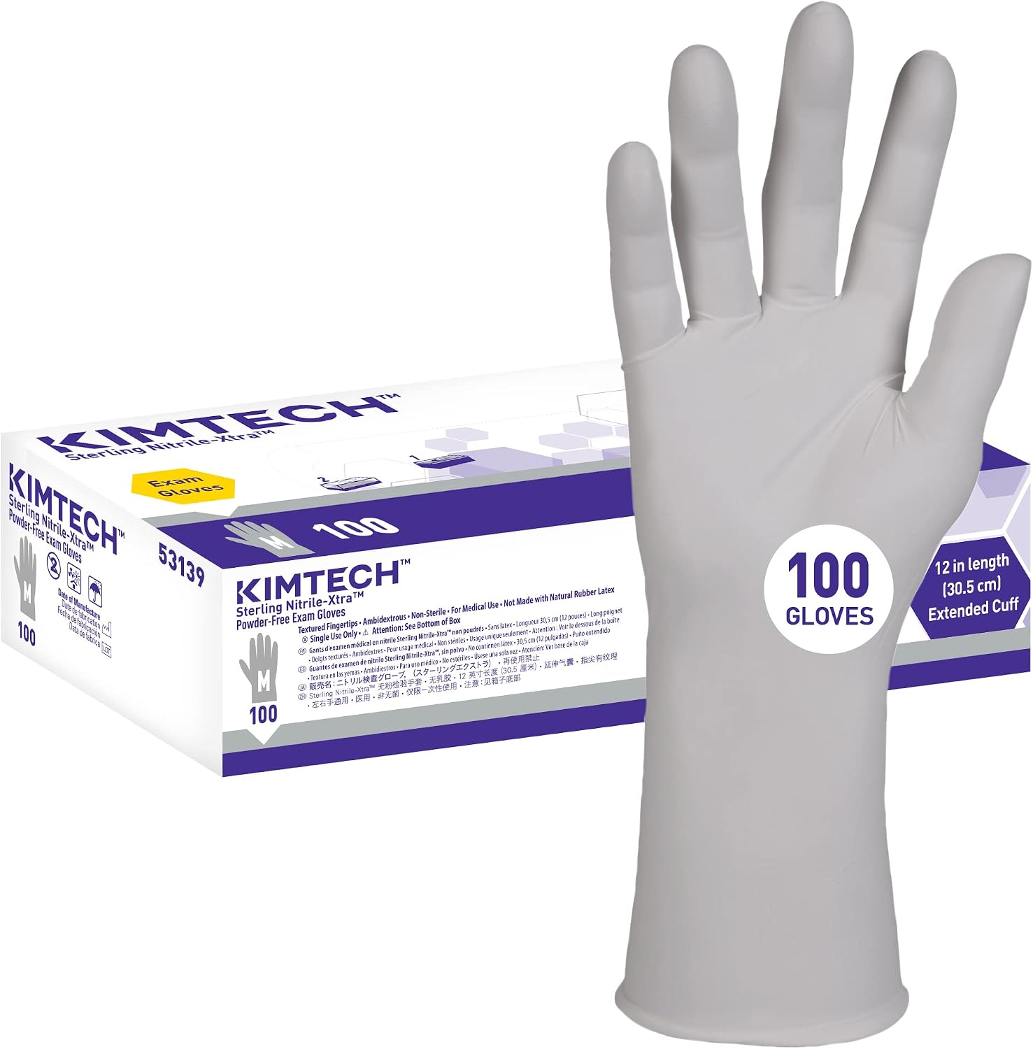 Amazon.com: Kimtech™ Sterling Nitrile-Xtra™ Exam Gloves : Industrial ...