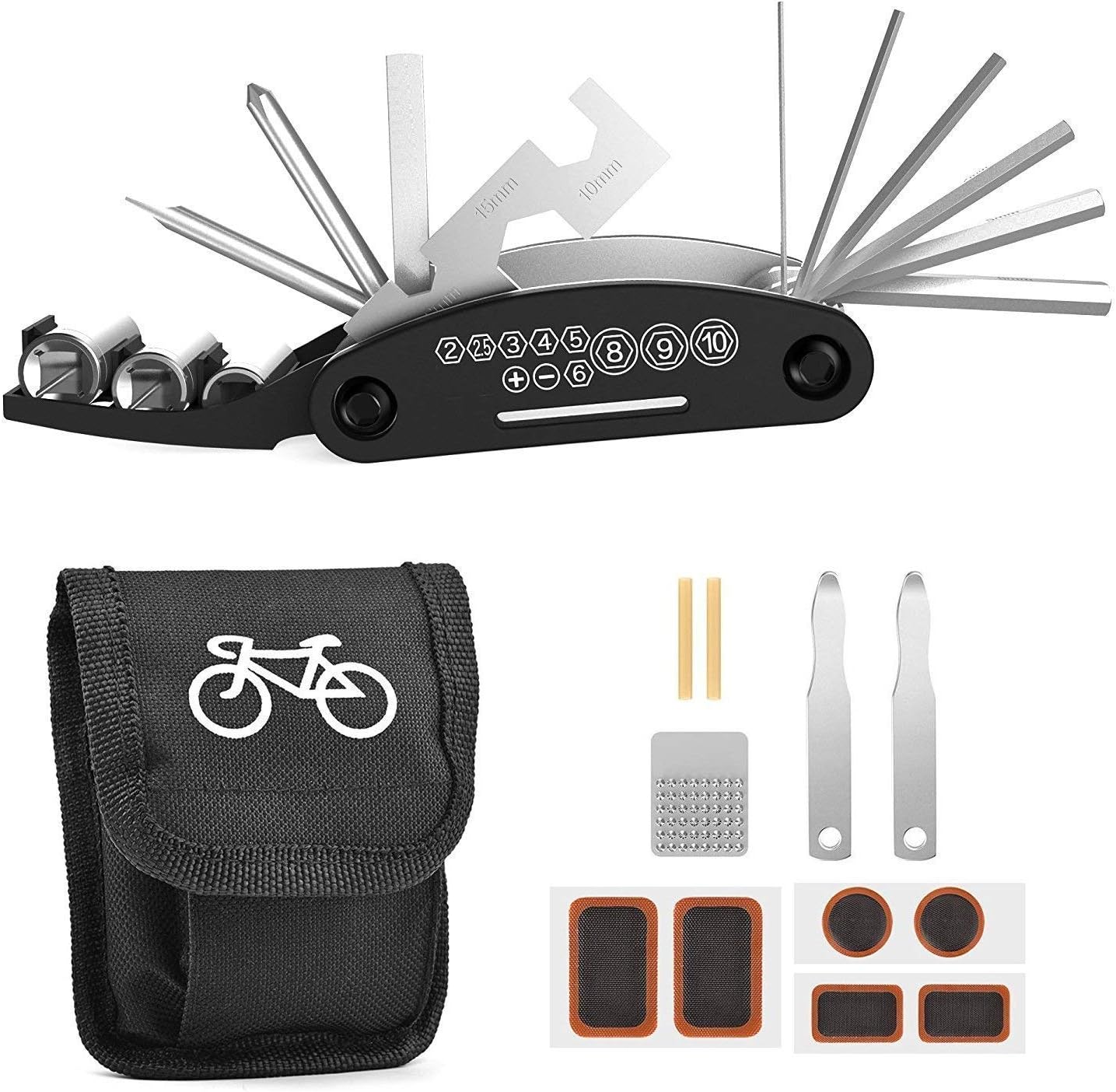 Amazon.com : YFFSUN Multi-Functional Portable Bike Repair Kits for ...