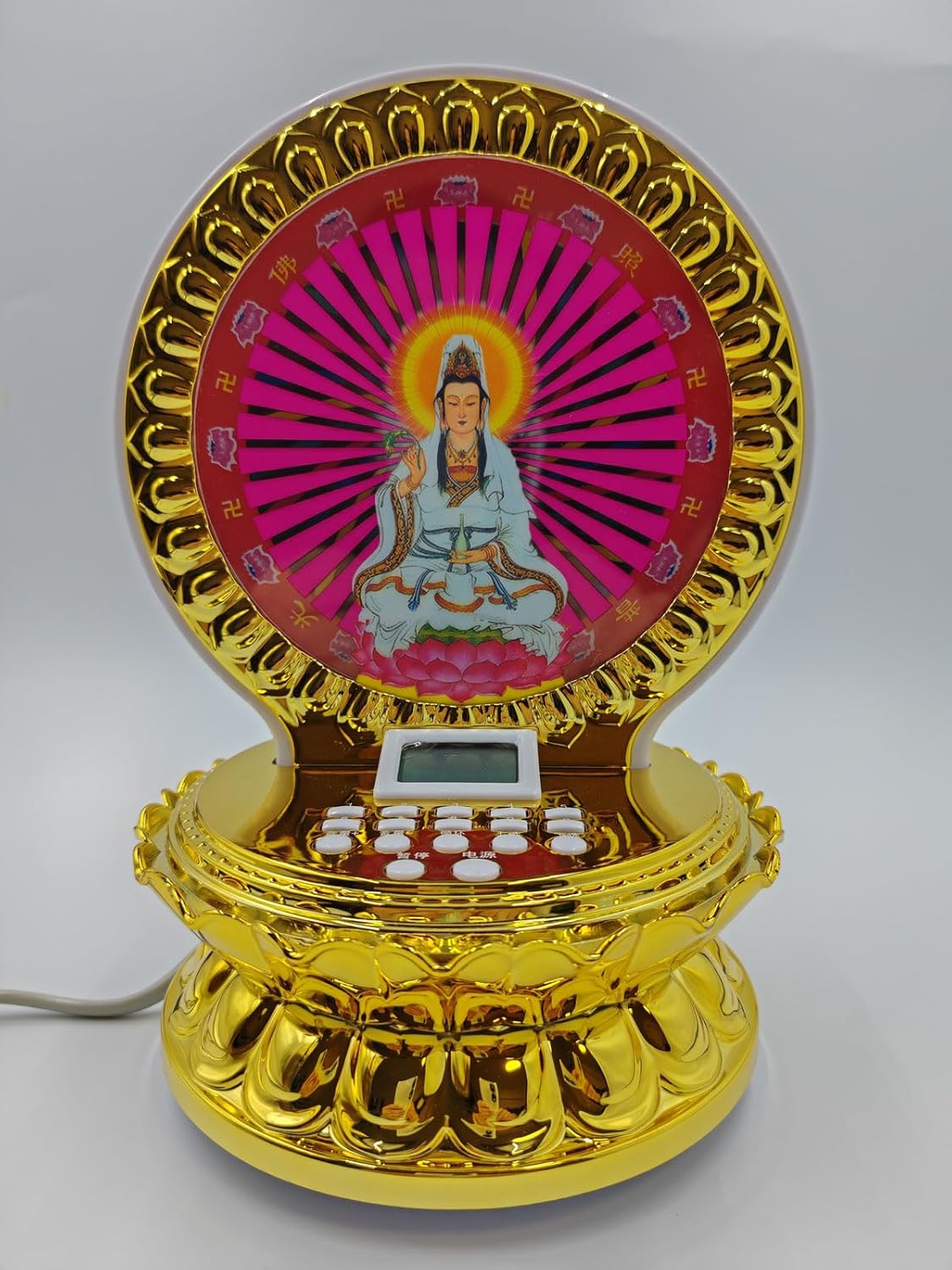 Amazon｜ブッダマシーン "ビッグ迎光タイプ(観世音菩薩像)"念仏機 Buddha machine 佛教/Buddha machine ...