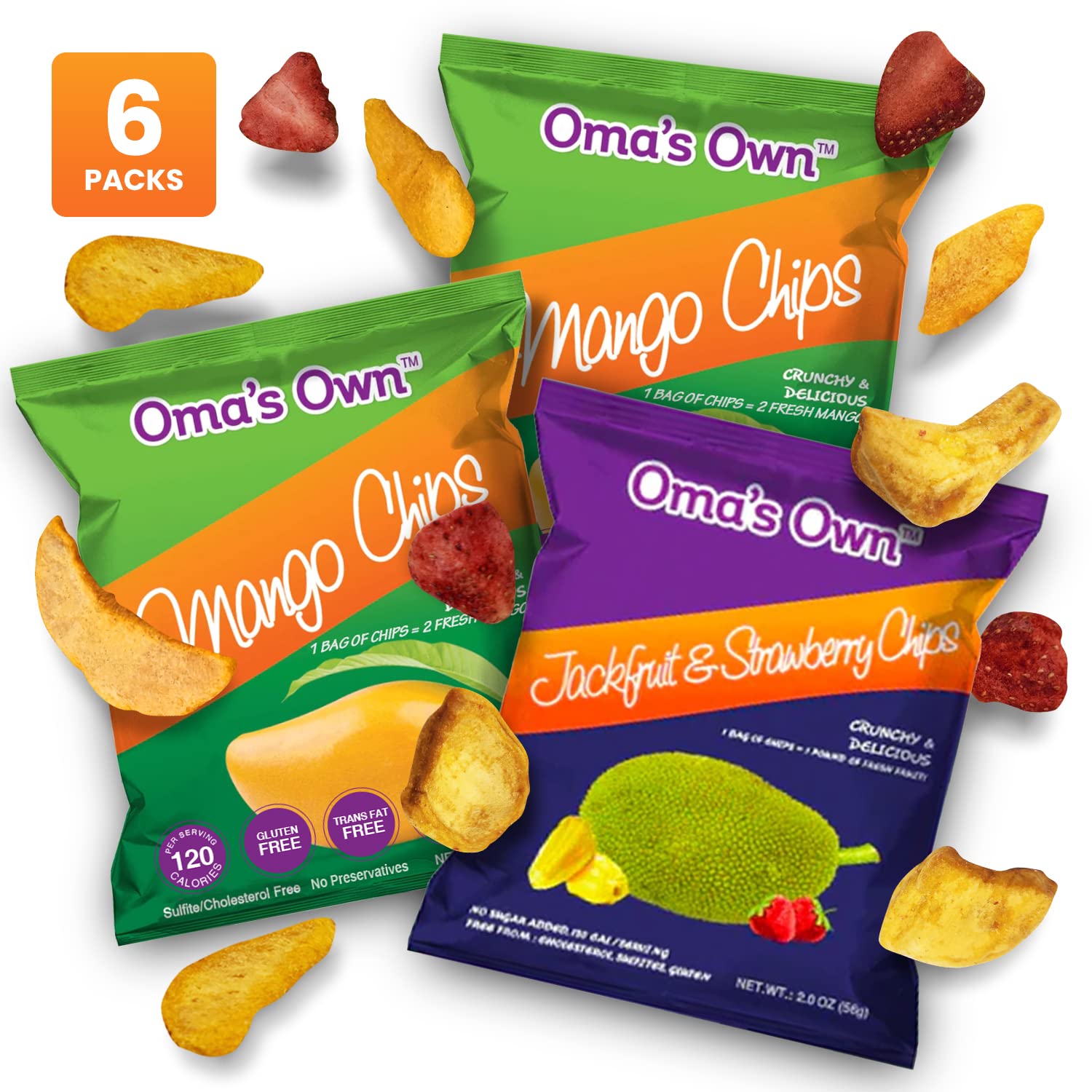 Amazon.com: Gluten Free Fruit Snacks Bulk Fruit Chips Zero added Sugar ...
