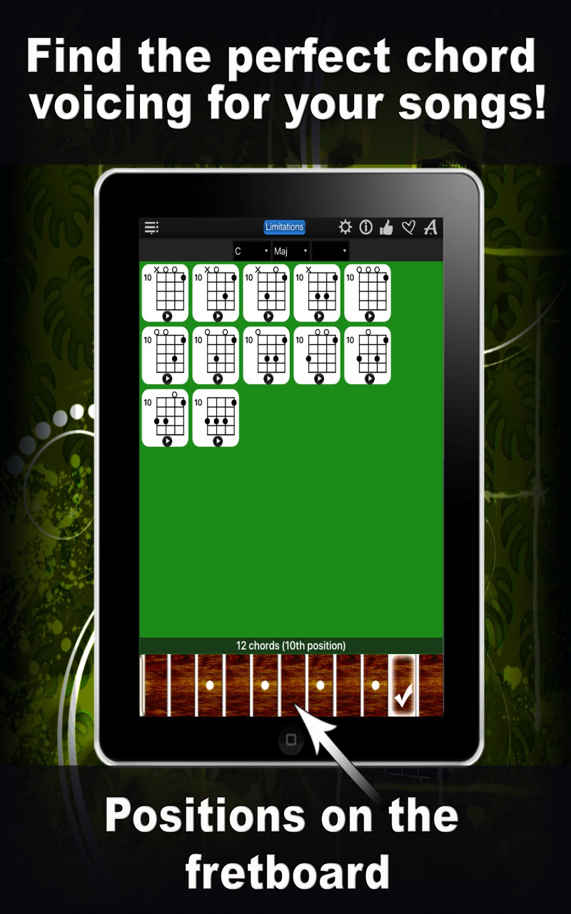 Ukulele Chords Compass Lite - learn the chord charts & play them - App ...