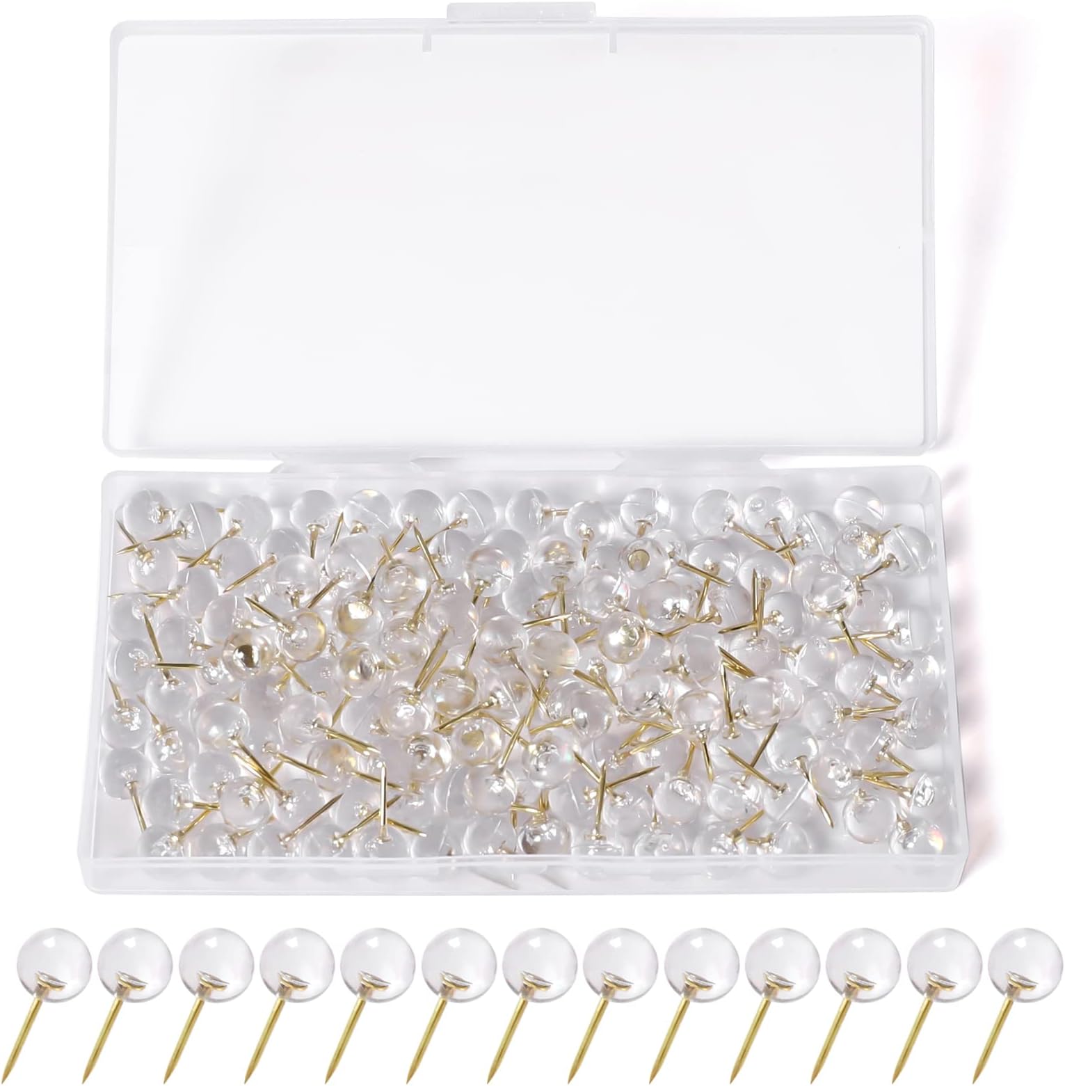 Amazon.com : 500 Pack Map Push Pins Map Tacks Small Size (White, 1/8 ...