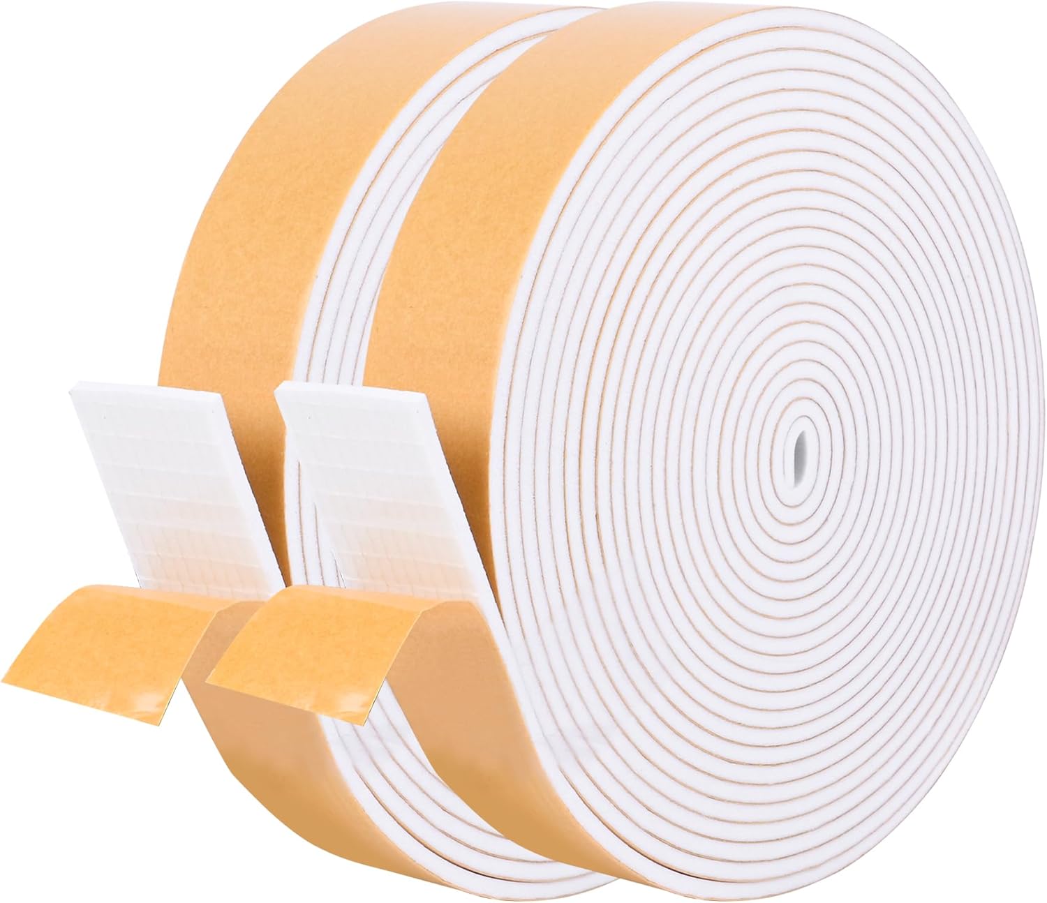 Self-Adhesive Weatherstrip 1in x 1/8in x 33Ft High Density Foam ...