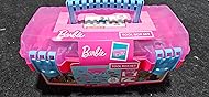 Amazon.com: Barbie Tool Box Playset – 18 Piece Deluxe Tool Set, Pretend ...