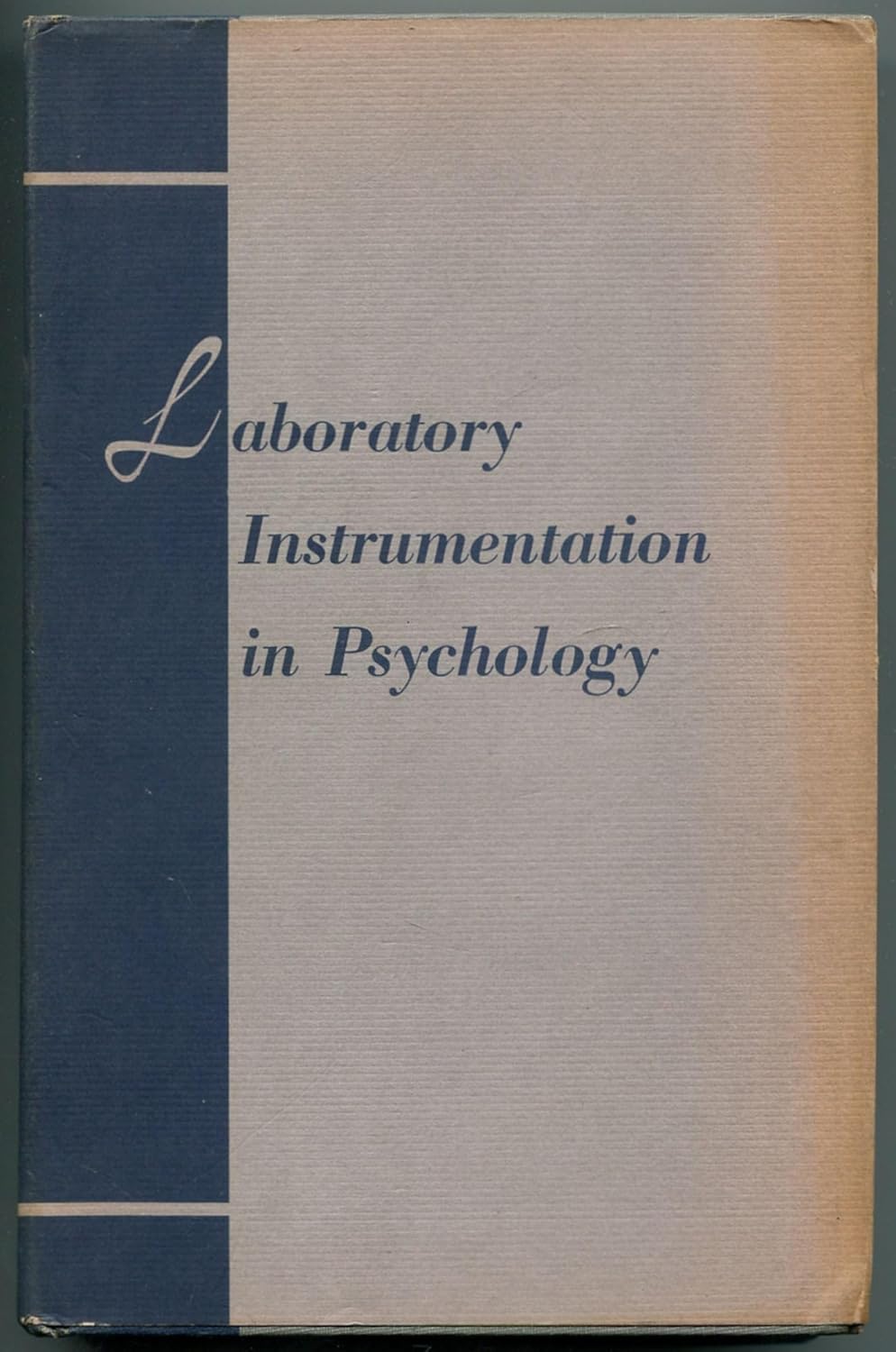 Laboratory instrumentation in psychology: GRINGS, William W.: Amazon ...