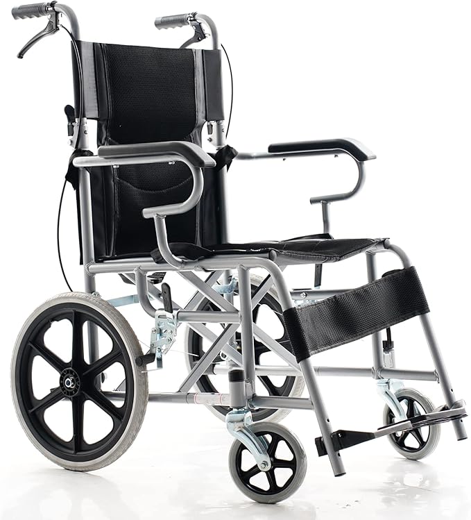 Comforyou Wheelchair Lightweight Folding Compact Travel Transit Aid ...