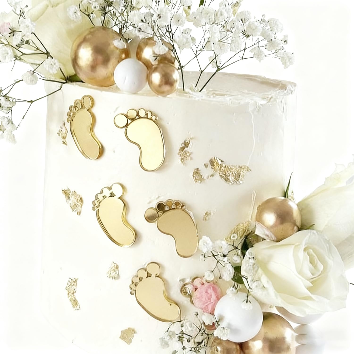 Baby Feet Icing Decorations
