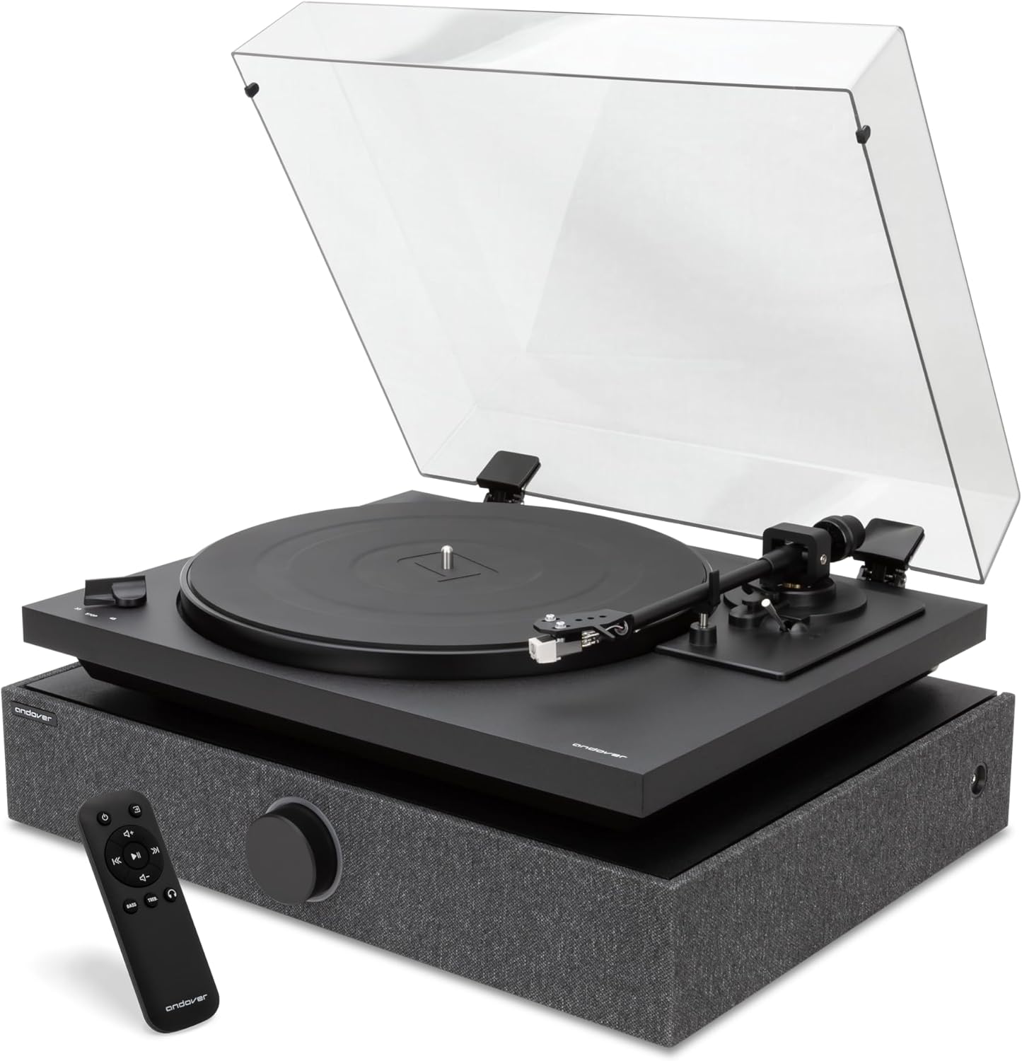 Amazon.com: SpinDuo 2 Record Player Music System by Andover (Black ...