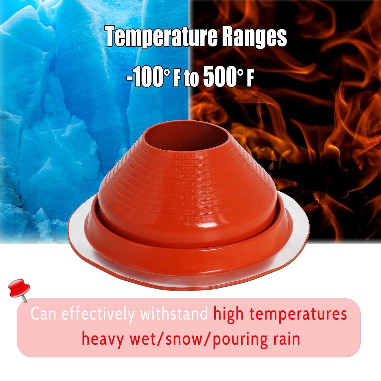 Metal Roof Pipe Flashing Boots Yaocom #7 Metal Roof Vent Boot Flashing ...