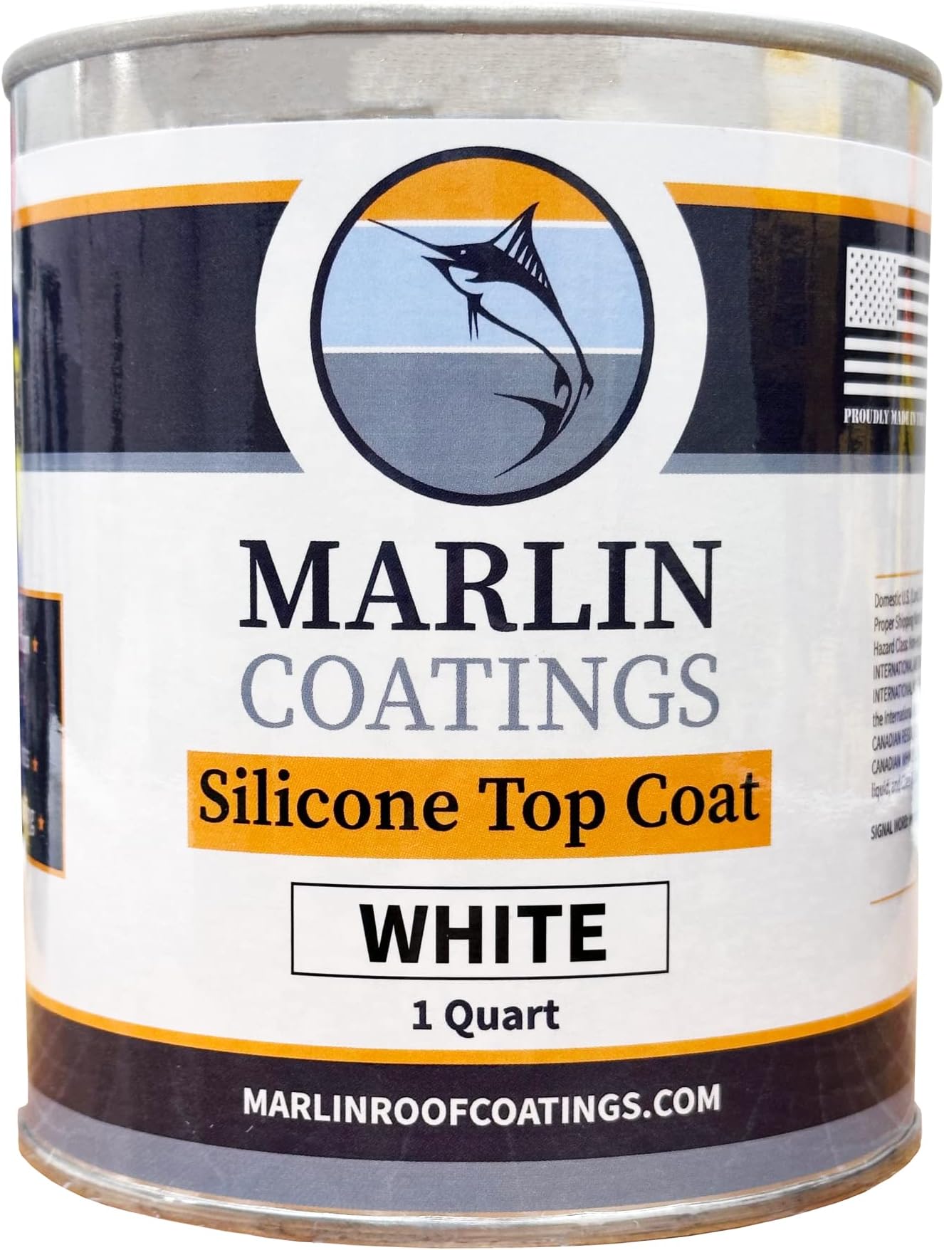 Amazon.com: Marlin Coatings 100% Silicone Roof Sealant - Self Leveling ...