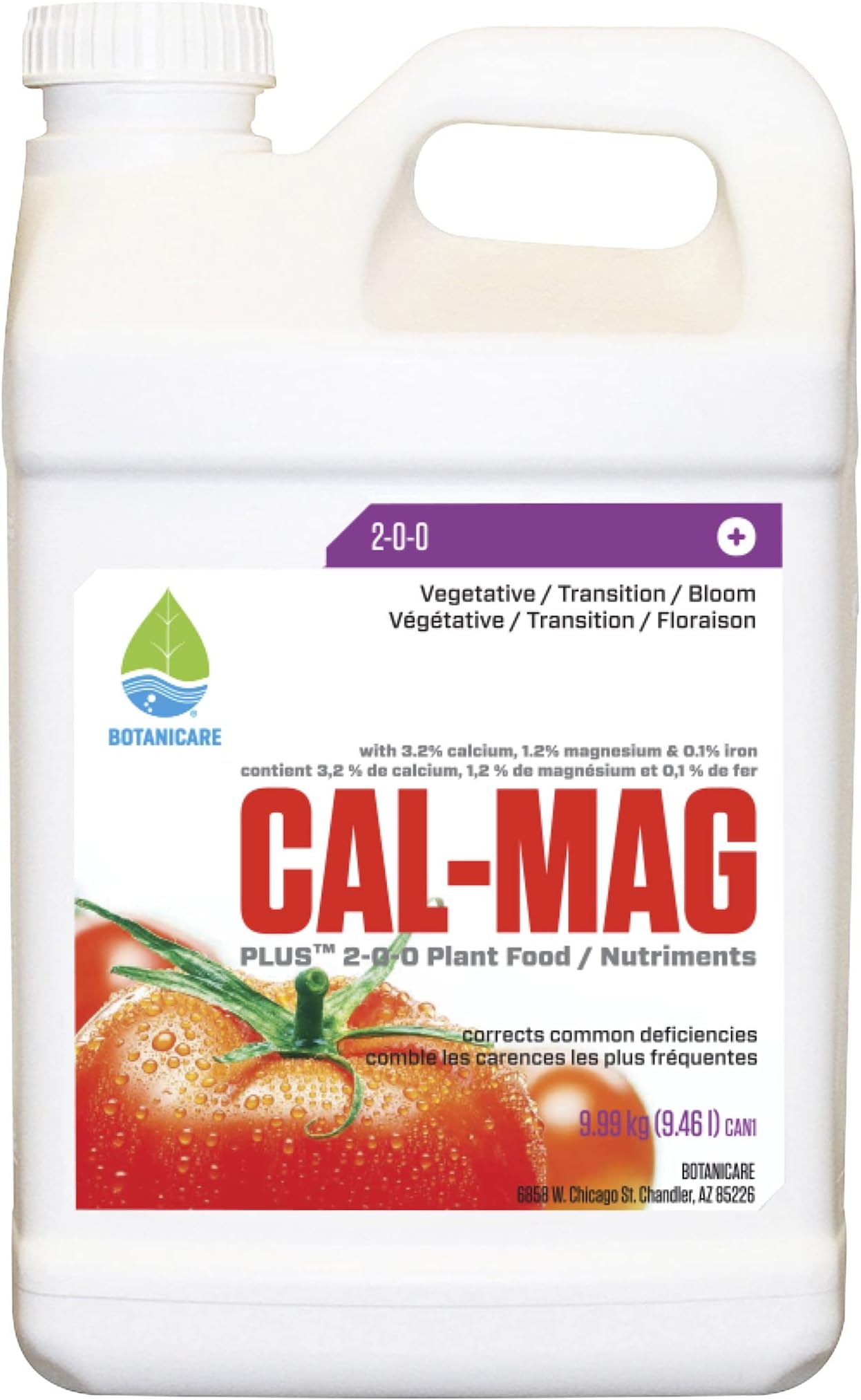 Amazon.com : Botanicare Cal-Mag Plus, Calcium, Magnesium, and Iron ...