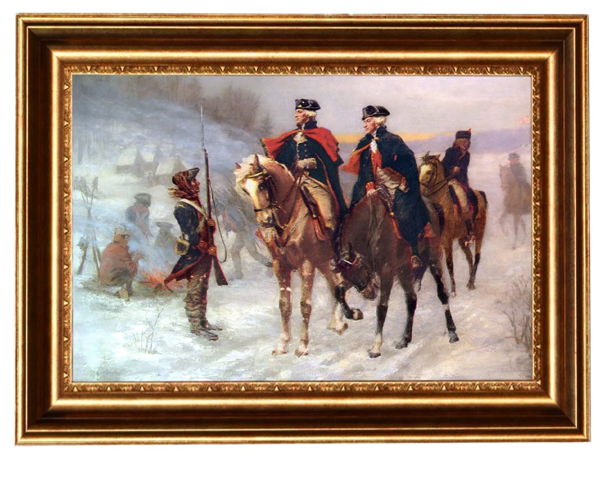 Amazon.com: ELITEART-George Washington and Lafayette at Valley Forge ...