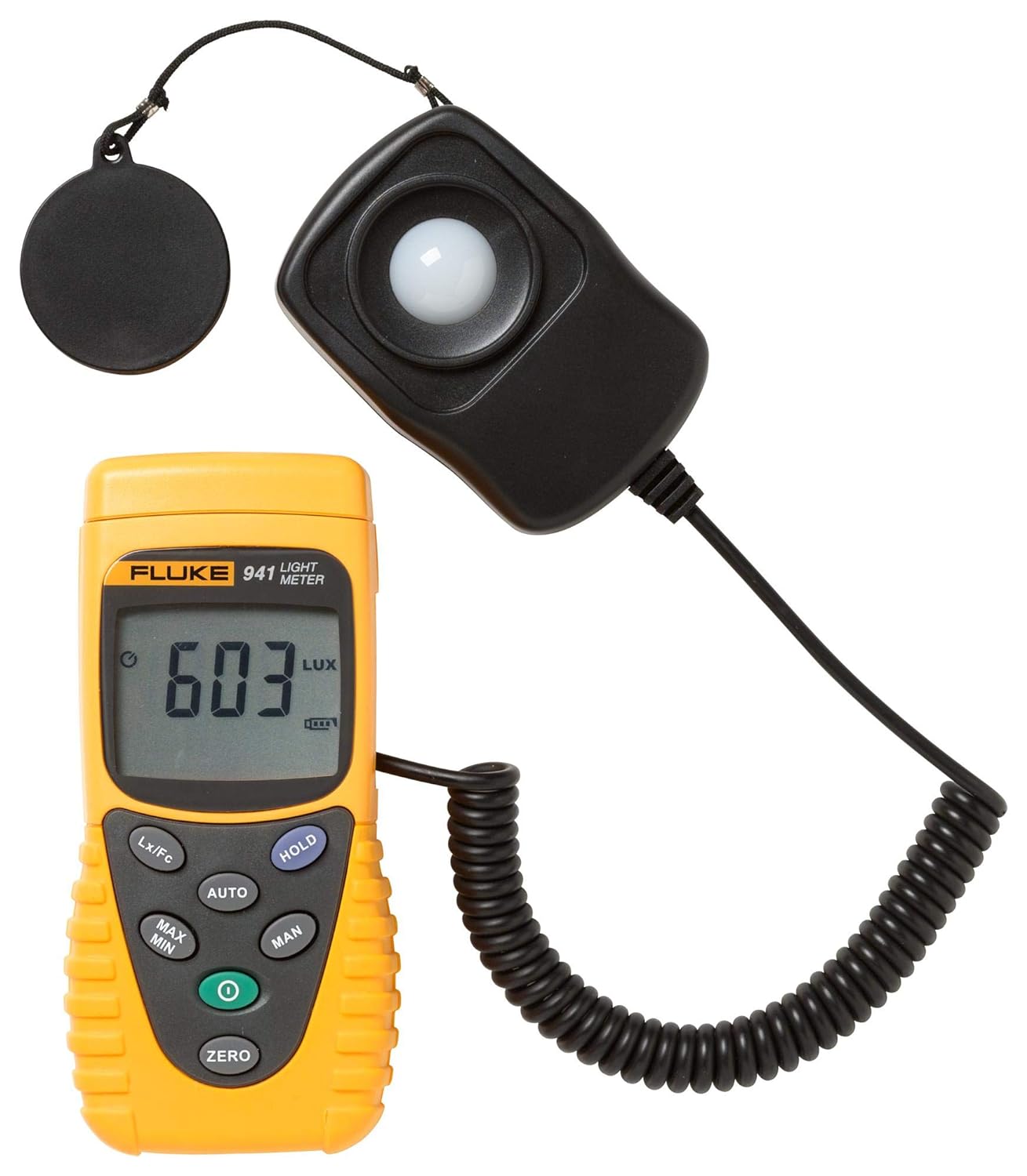 Fluke Light Meter - Calibrated to Standard Incandescent Lamp : Amazon ...