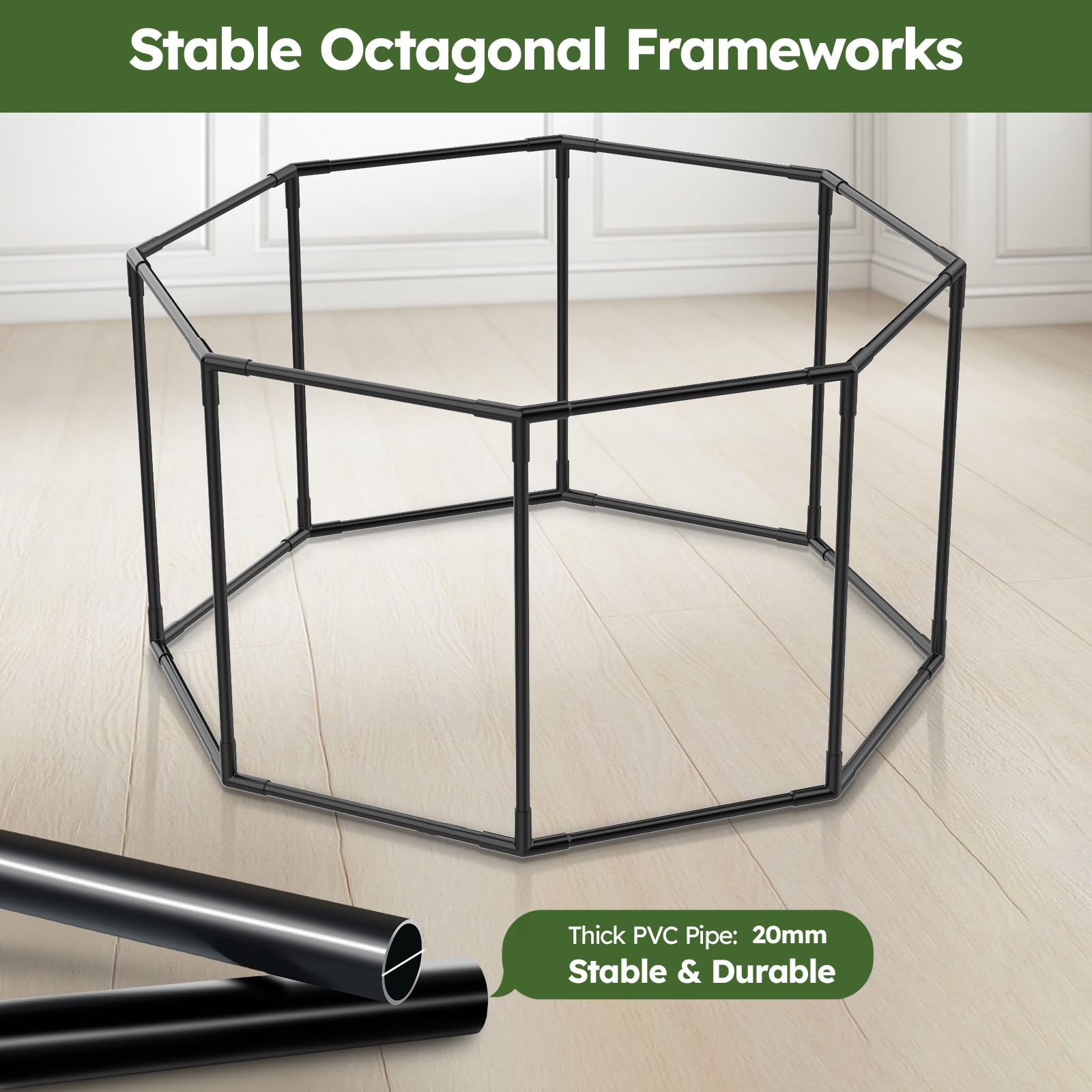 Pvc Pipe Dog Run Outdoor PVC “Catio” For Cat Play & Protection