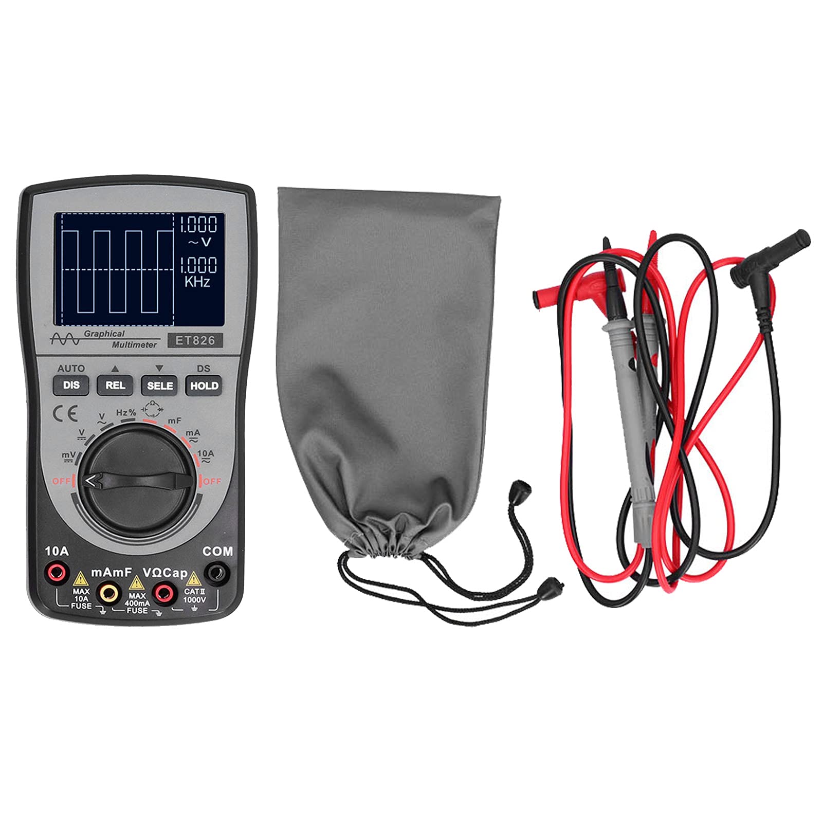 Buy Voltage Meter, Electric Tester Measuring Tool Digital Multimeter ...