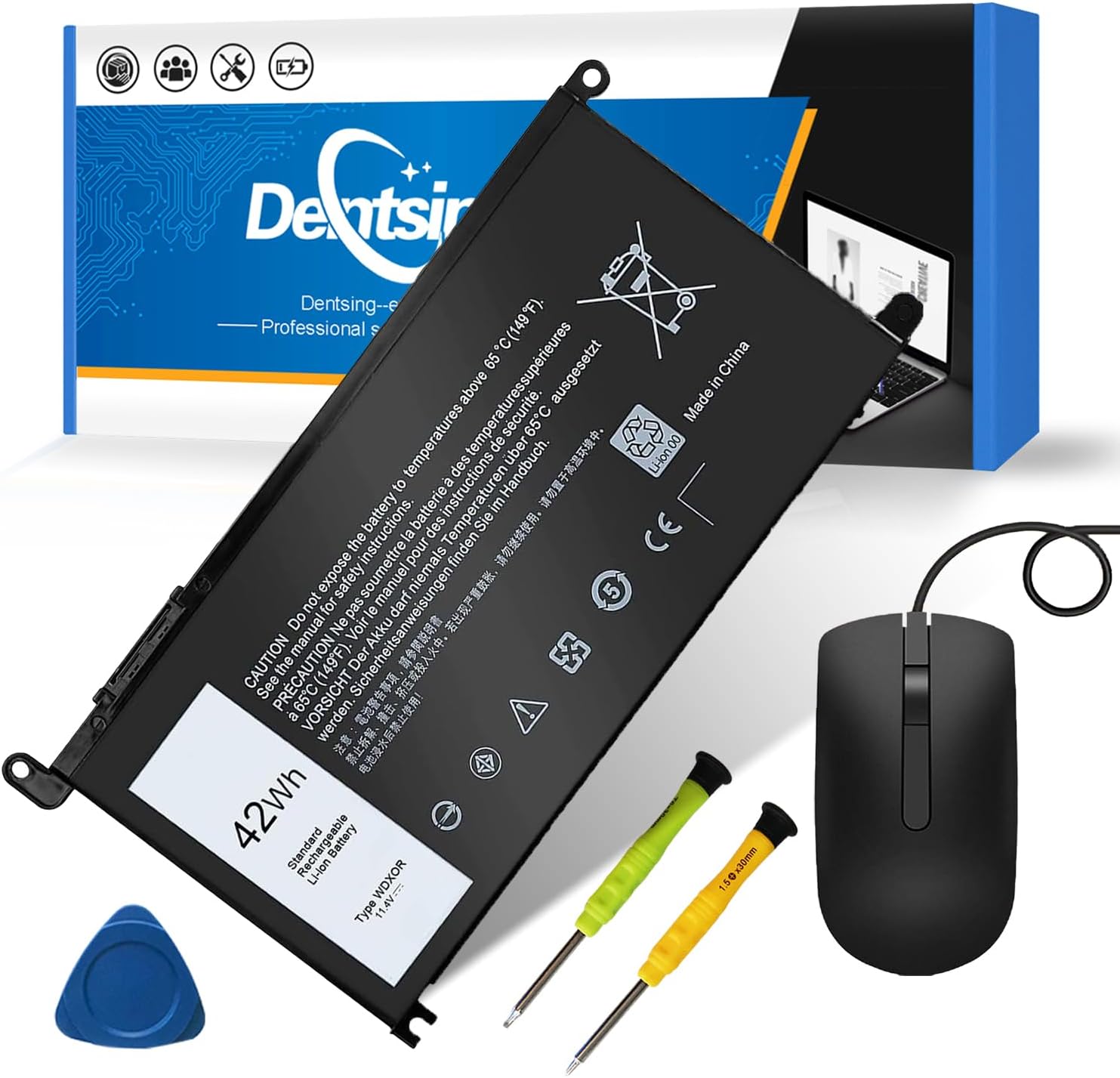 Amazon.com: Dentsing WDXOR WDX0R Laptop Battery Replace for Dell ...