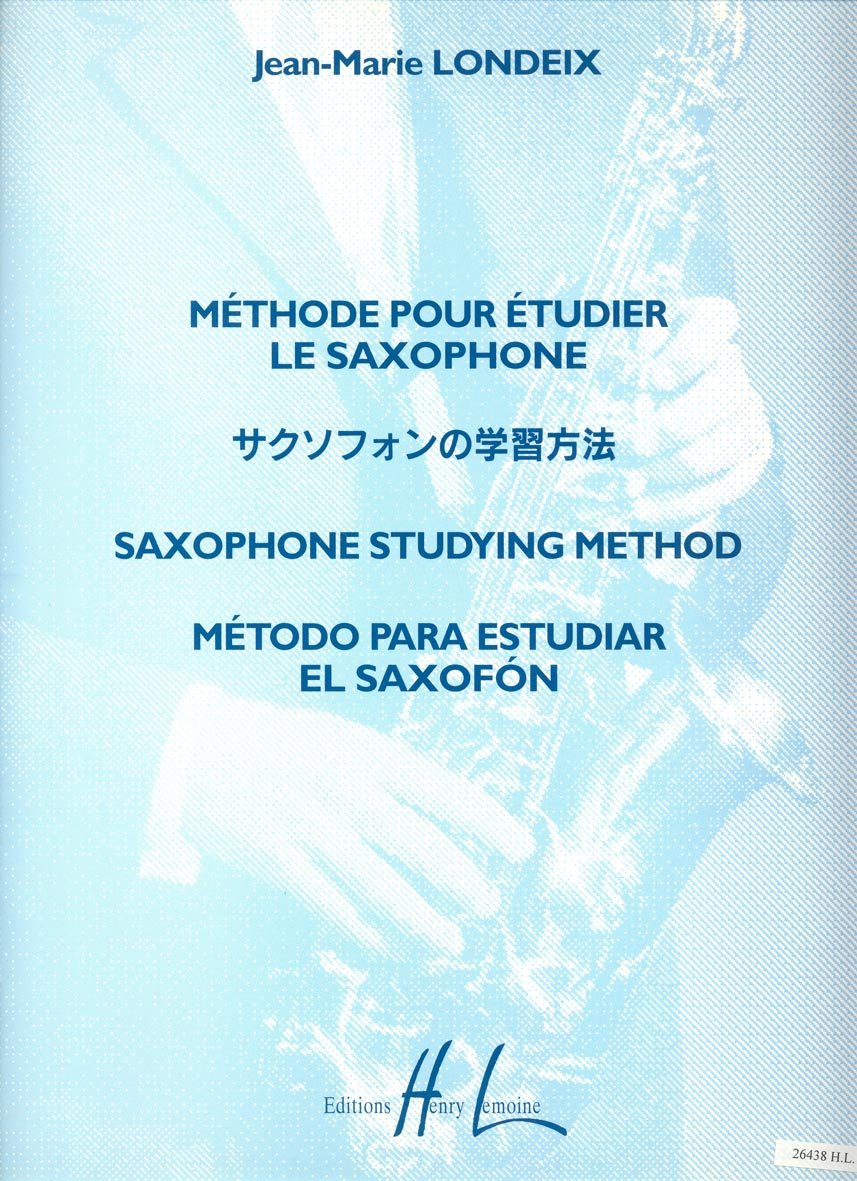 Amazon.com: Saxophone studying Method: 9790230964388: LONDEIX Jean ...