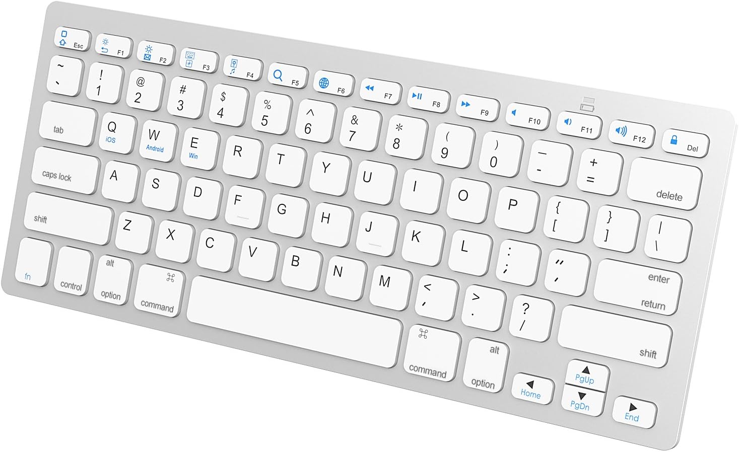 Amazon.com: JETech 2156- Universal Bluetooth Wireless Keyboard ...