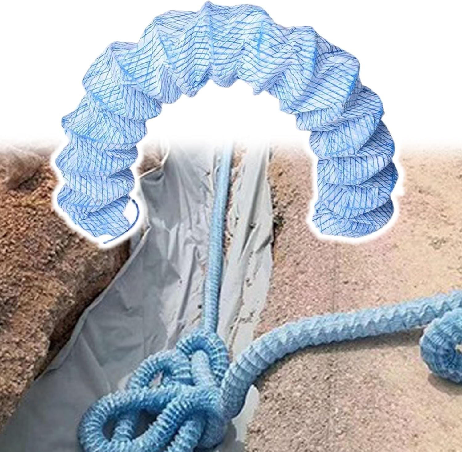 Expandable Soft Infiltration French Drain Corrugated Pipe with Sediment ...
