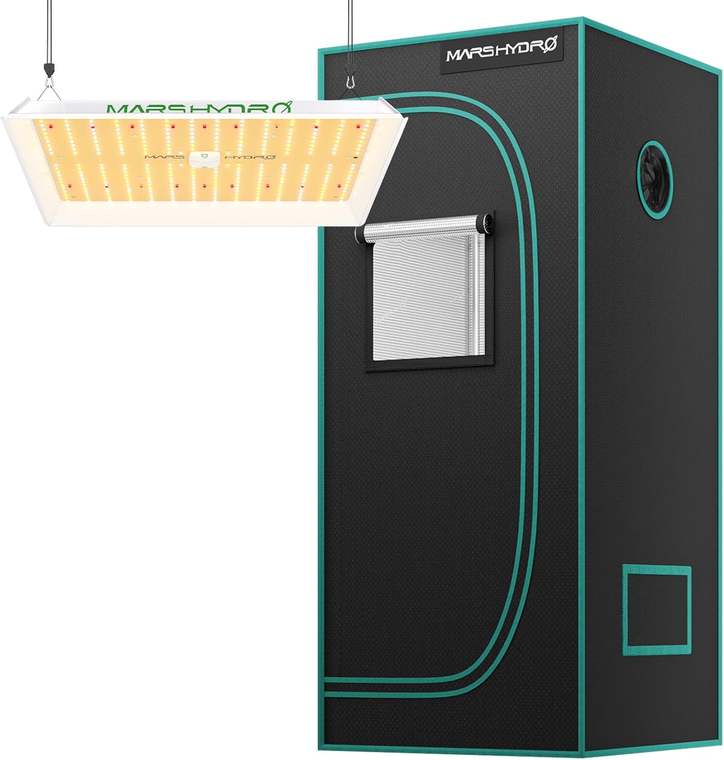 Amazon.com: MARS HYDRO 2x2 Grow Tent (24"x24"x55") & TS1000 LED Grow Light Combo Kit, Indoor ...