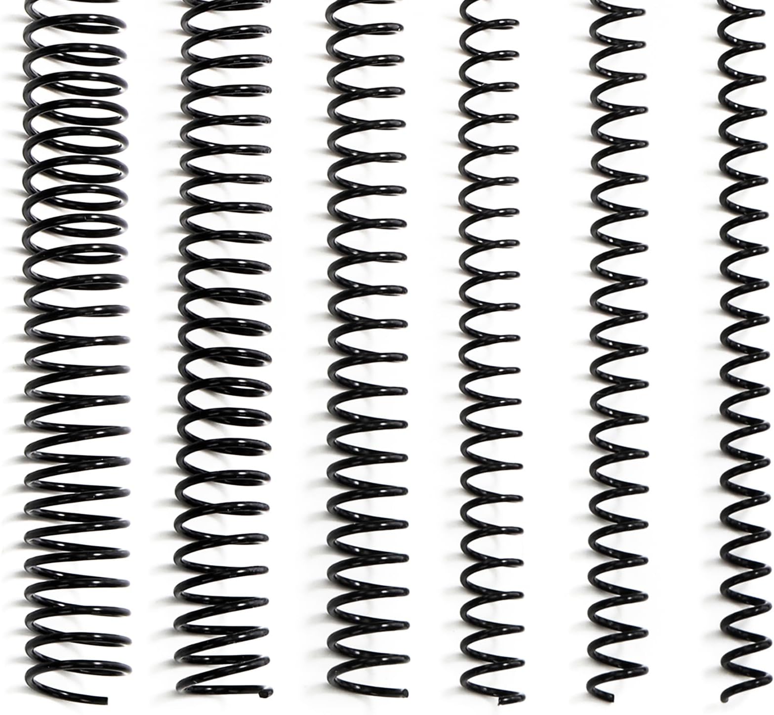 Amazon.com : 150 Pack Spiral Binding Coils, 4:1 Pitch Plastic Binding ...