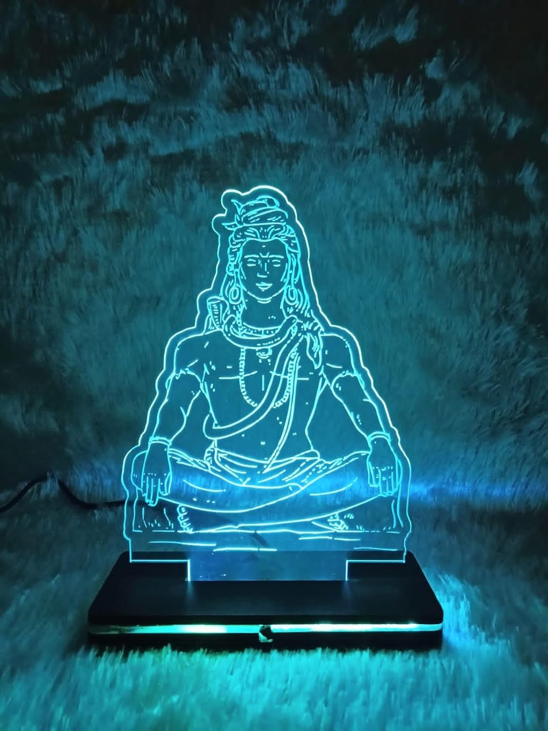 Buy Klassie| Mahadev 3D Illusion LED Lamp| Gift for Devotees of Shiva ...