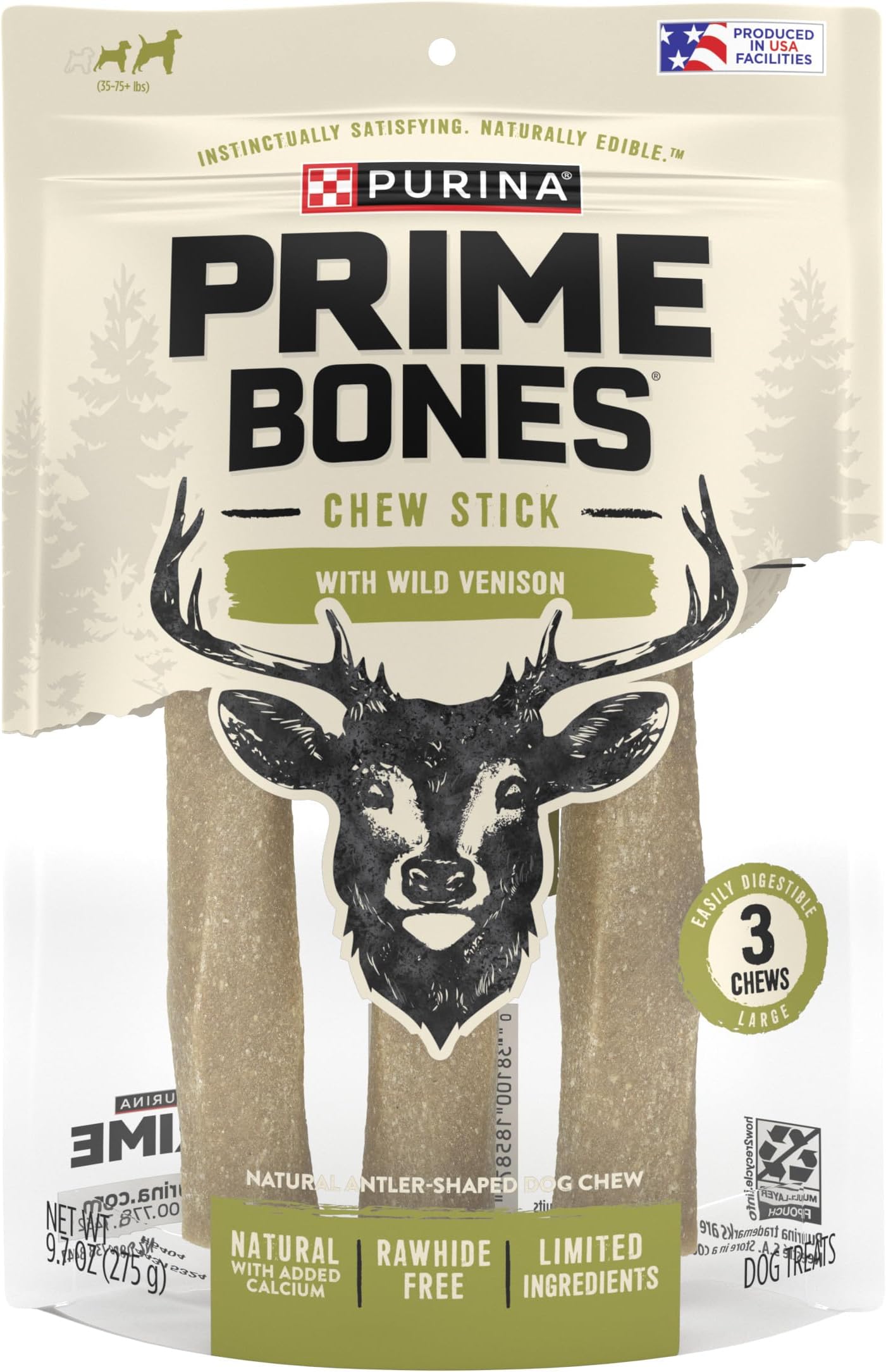 Amazon.com : Prime Bones Purina Made in USA Facilities Limited ...