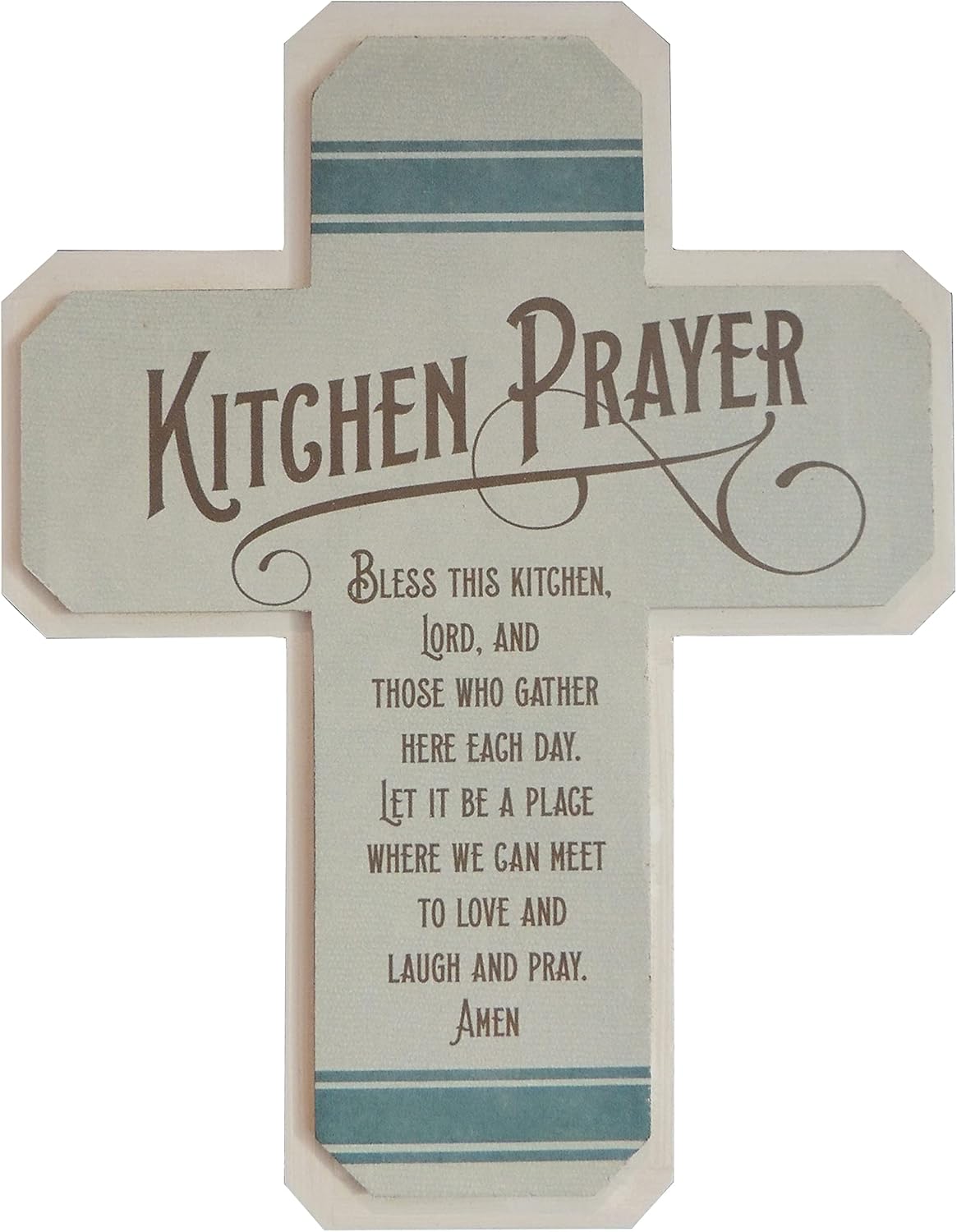 Amazon.com: Abbey & CA Gift Kitchen Prayer Wall Cross W/Hanger : Home ...