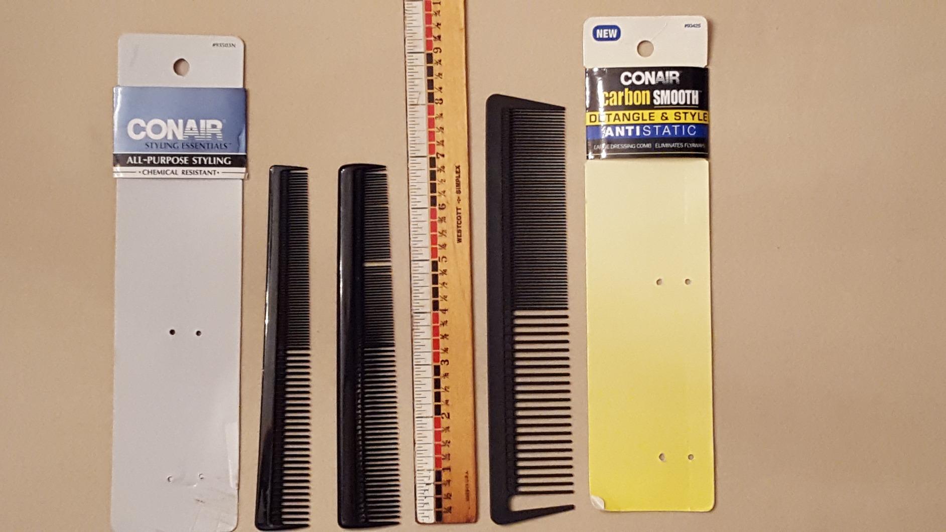 Amazon.com : 93503-HARD RUBBER BARBER COMB : Hair Combs : Beauty ...